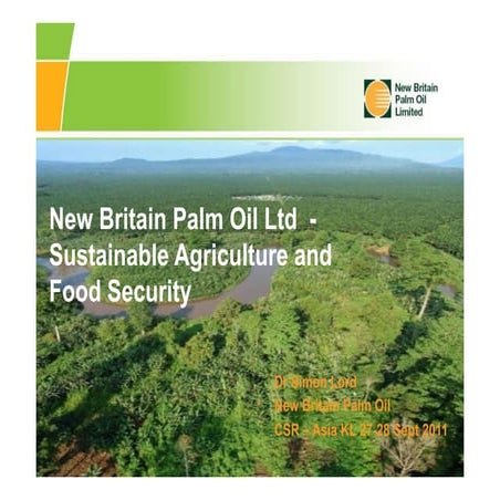 Sustainable Agriculture and Food Security | PDF