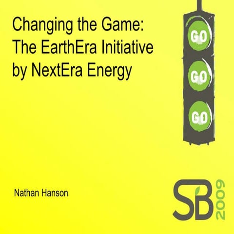 EarthEra: Sustainable Branding and Identity for NextEra Energy | PDF