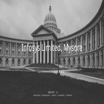 INFOSYS GREEN BUILDING | PPTX