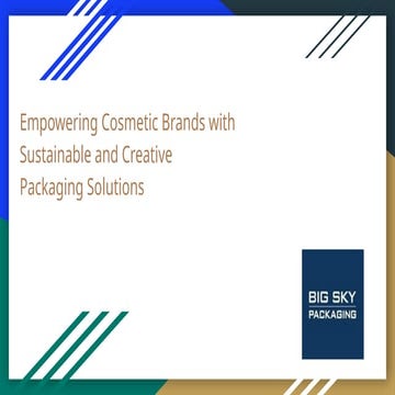 Sustainable Cosmetic Packaging - BIG SKY PACKAGING.pptx