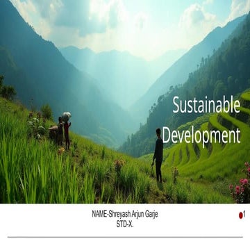 Sustainable Development.ppt for Class 10 | PPTX