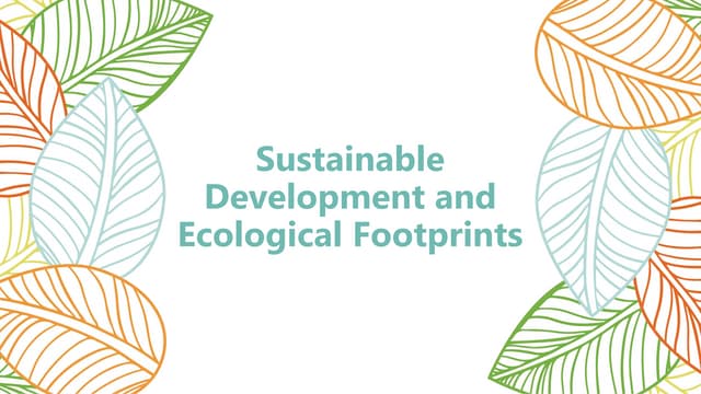 Green skills - IT Class 9 | PPTX