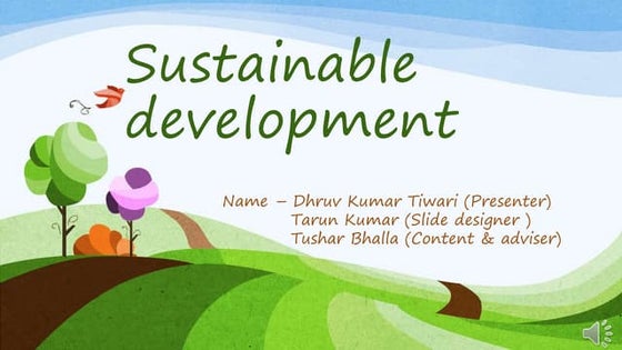 Sustainable Development Class 10.pptx