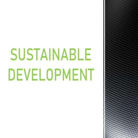 SUSTAINABLE DEVELOPMENT FINAL (3).pdf | Environmental Services Industry ...