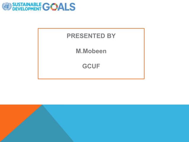 Sdg 8 presentation | PDF