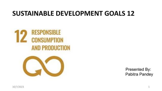 SDG 12 Responsible Consumption & Production.pptx