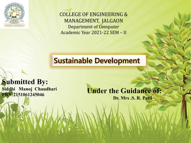 Sustainable Development Ppt 046 10 1 Pptx