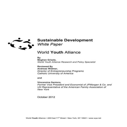Sustainable development white paper | PDF