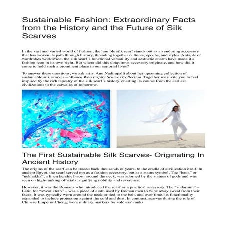 Sustainable Fashion Extraordinary Facts from the History and the Future ...