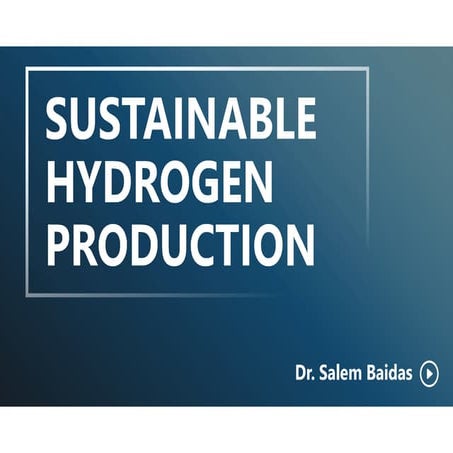 Sustainable Hydrogen Production | PDF