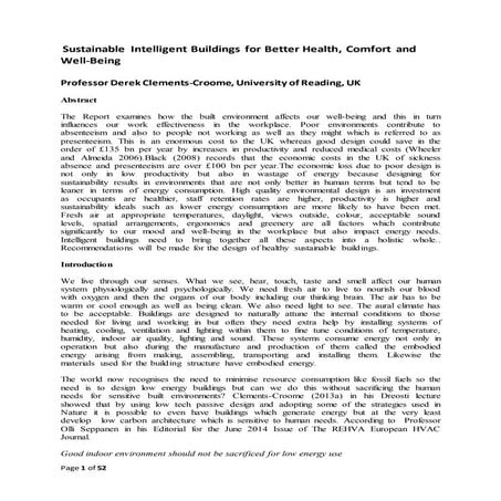 HUMAN COMFORT - BULDING SERVICES | PDF