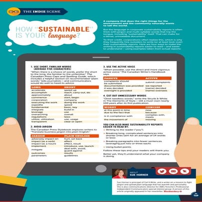 Four tips for writing sustainability reports | PDF