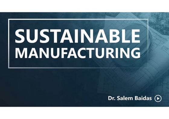 Green Manufacturing | PPT