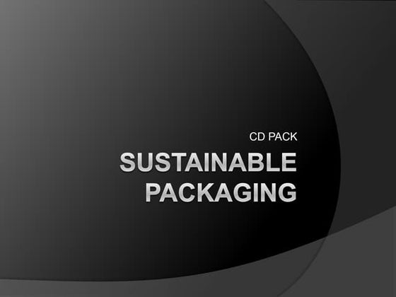Sustainable Packaging | PPT