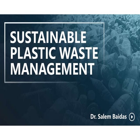 Sustainable Plastic Waste Management | PDF