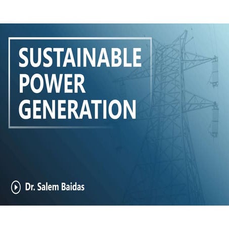 Sustainable Power Generation | PPT
