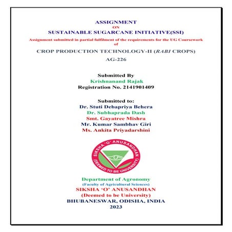 SUSTAINABLE SUGARCANE INITIATIVE(SSI) Assingment..pdf