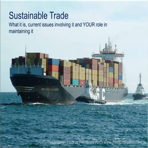 Sustainable trade | PPTX