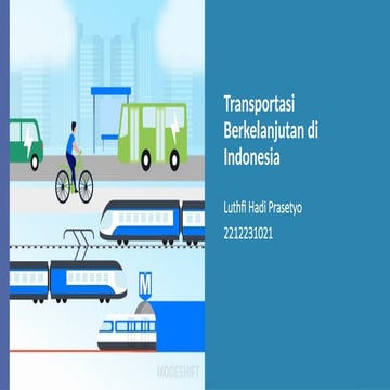 Transpotasi berkelanjutan, Manajemen Pengembangan Infrastruktur ...