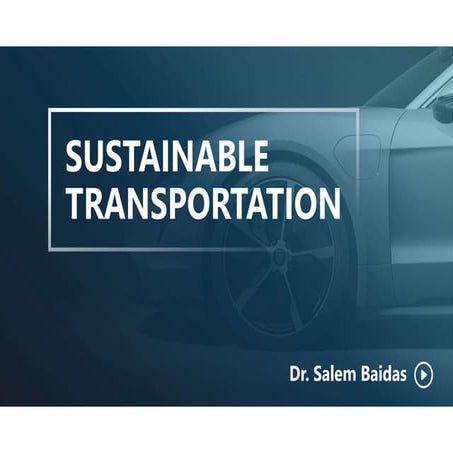 Sustainable Transportation | PDF