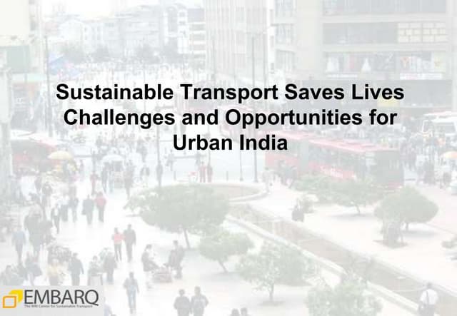 Sustainable transport planning | PPTX