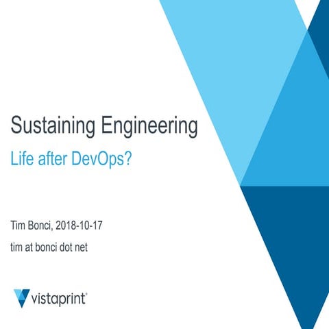 Sustaining Engineering - life after DevOps? | PPTX