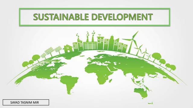 Sustainable Development | PDF
