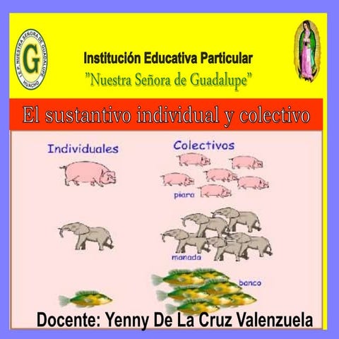 Sustantivo individual y colectivo | PPTX