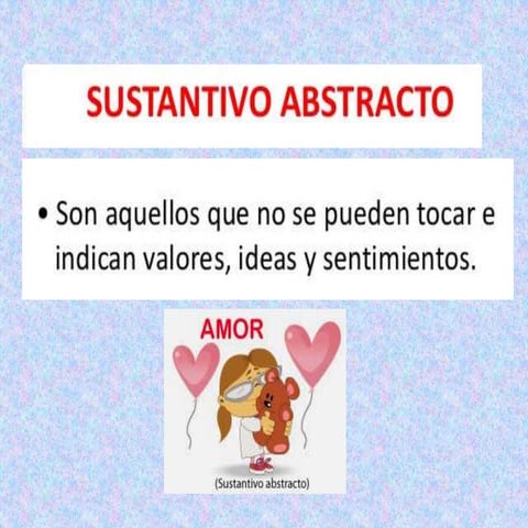Sustantivos Abstractos