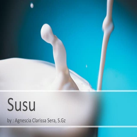Susu | PDF