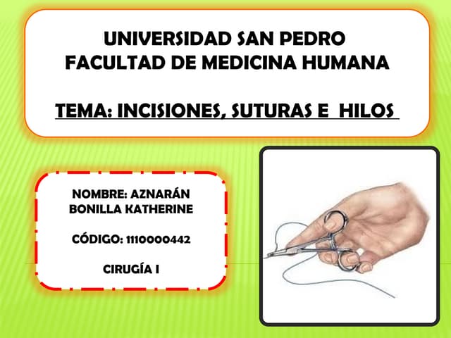 Incisiones quirurgicas | PDF