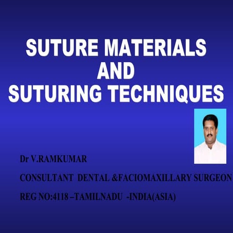 Suturing 101 - Basic Surgical Skills for Medical Students and Junior ...
