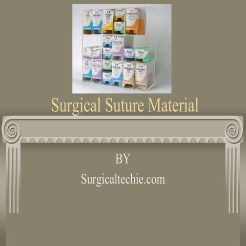 Suture materials and types | PPTX