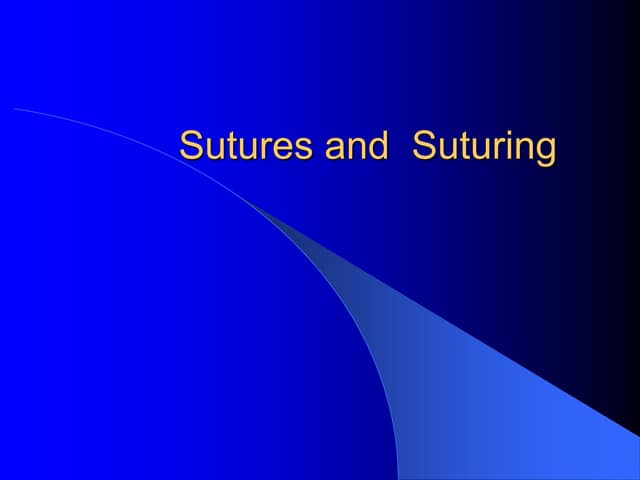 suture removal ppt.pptx medical surgical | PPTX
