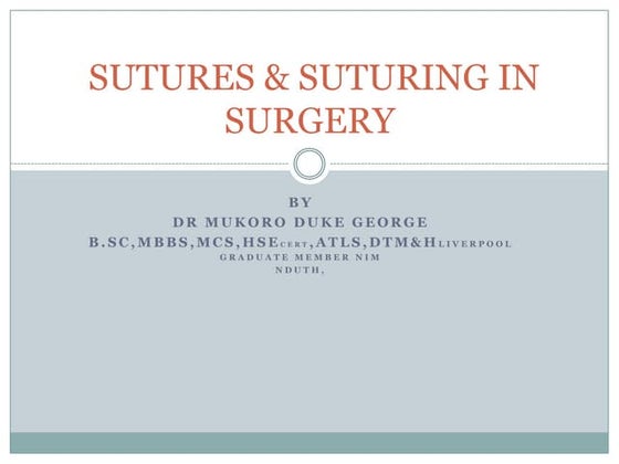 Suture | PDF