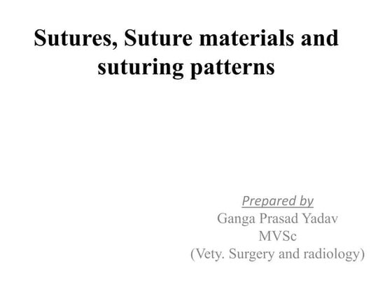 Basic suture patterns | PPT