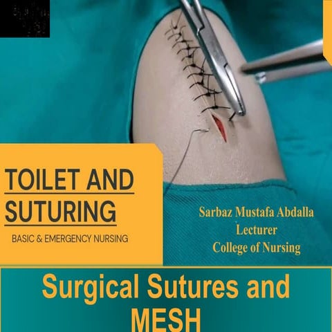 Sutures, Incisions and Mesh.ppt