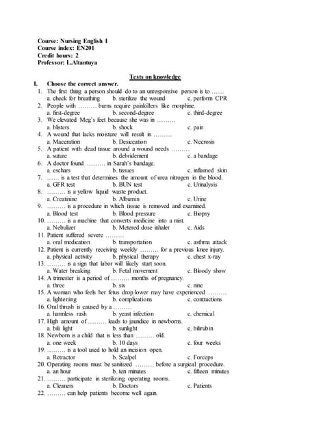 MCQ for Medical Lab Technician | PDF | Blood Disorders | Diseases and ...