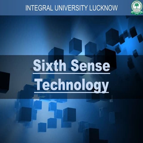 Sixth Sense Technology with gestures | PPTX