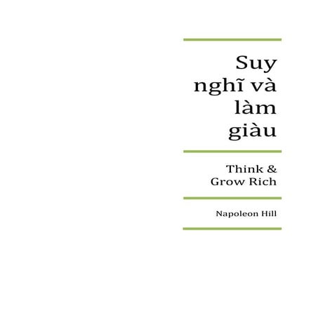 Suy nghi va lam giau | PDF