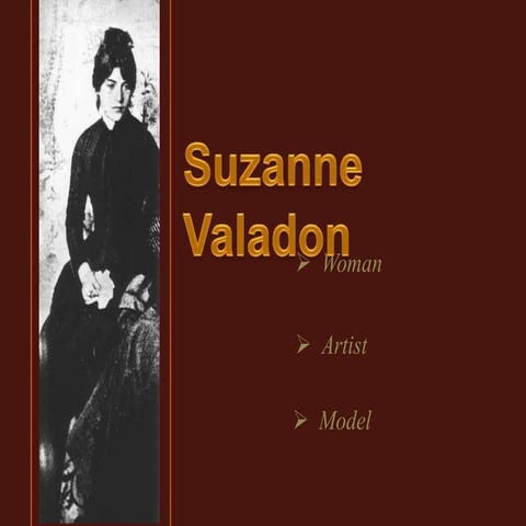 Suzanne Valadon french painter | PPT