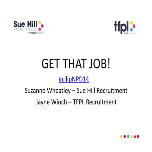 Get that job! | PDF