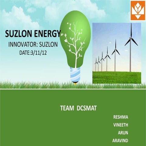 Suzlon one earth | PPT