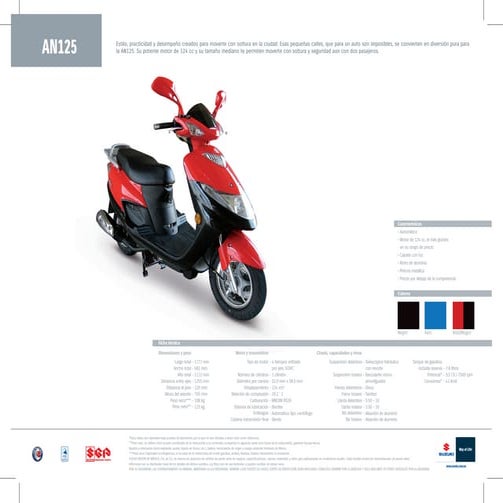 Suzuki an125 | PDF