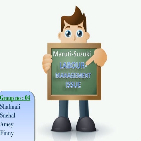 Maruti Manesar Issue | PPT