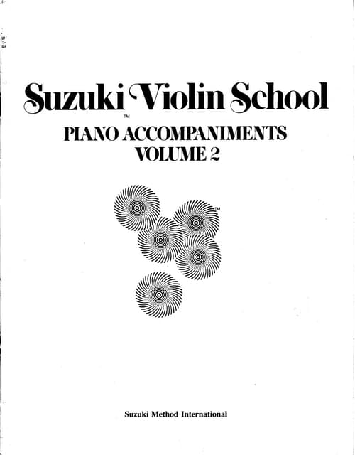 Suzuki violin method vol 02 | PDF