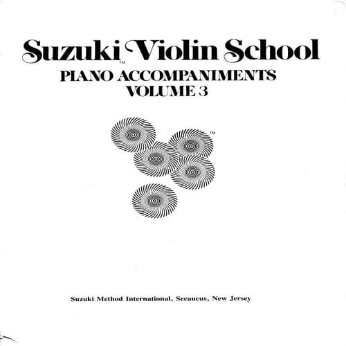 Suzuki violin method vol 03 - piano accompaniments | PDF
