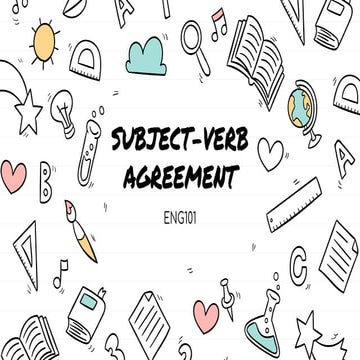 Subject-Verb Agreement | PPTX