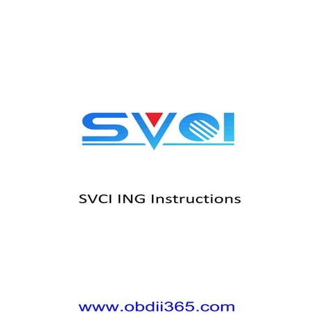 SVCI ING Nissan J2534 user manual obdii365 | PDF | Computer Peripherals ...