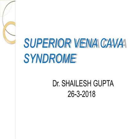 Svc syndrome, | PPTX | Lung and Respiratory Health | Diseases and ...
